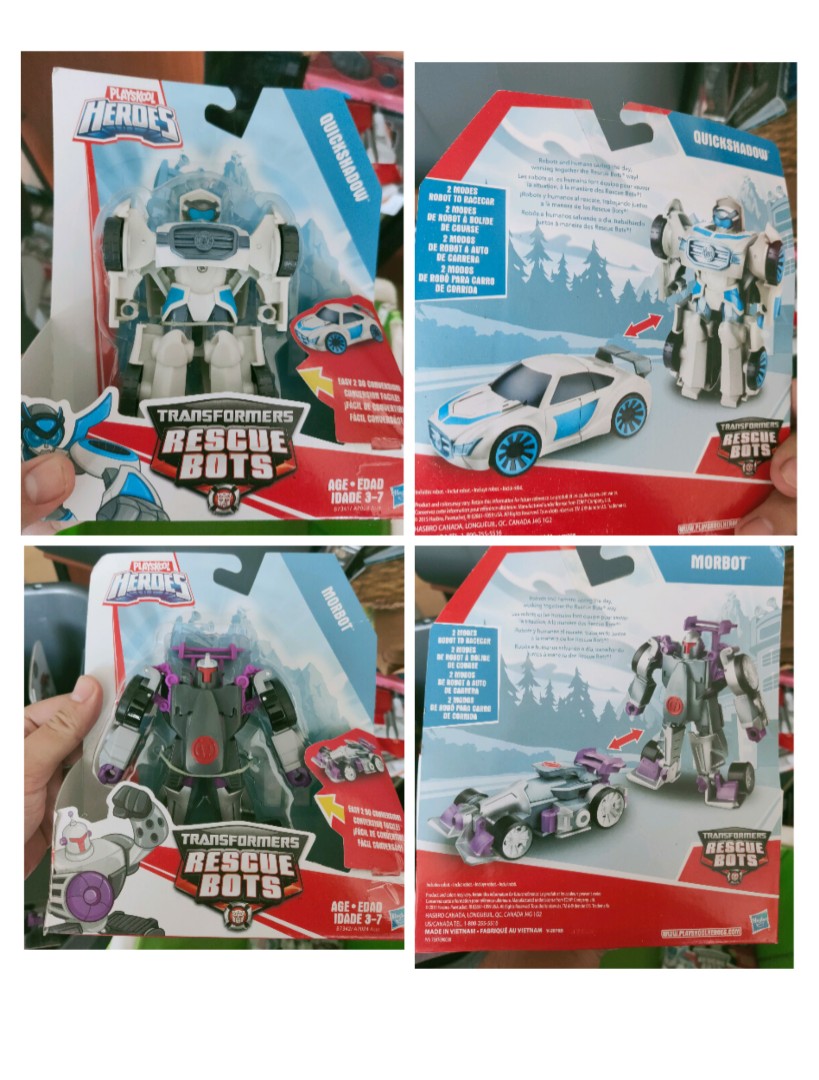 Playskool Heroes Transformers Rescue Bots 4 inch Optimus Prime quick ...