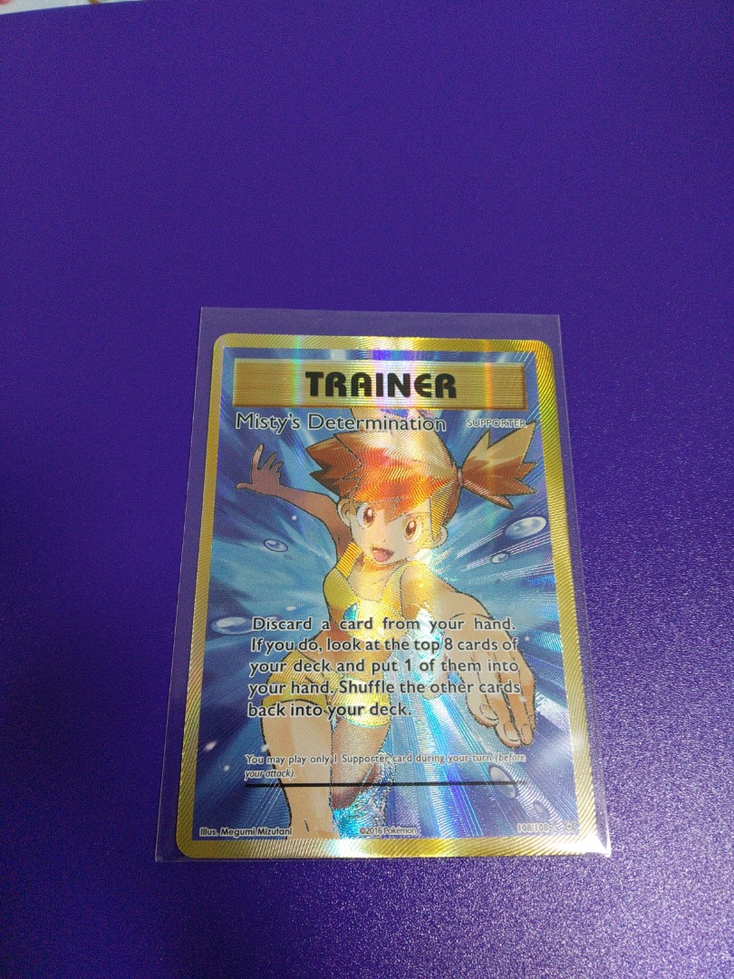 Pokemon TCG Misty's Determination Full Art Trainer Ultra Rare - XY ...