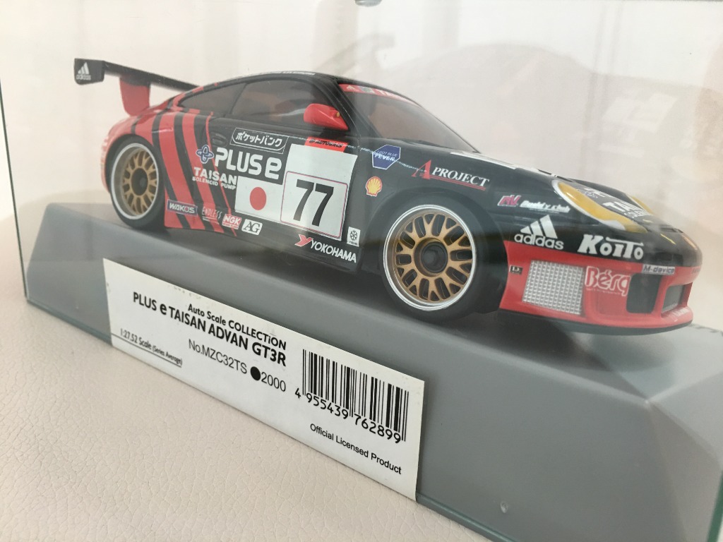 Kyosho Mini-Z Porsche 911 GT3R Plus E Taisan Advan MZG32TS, 興趣及遊戲, 玩具 ...
