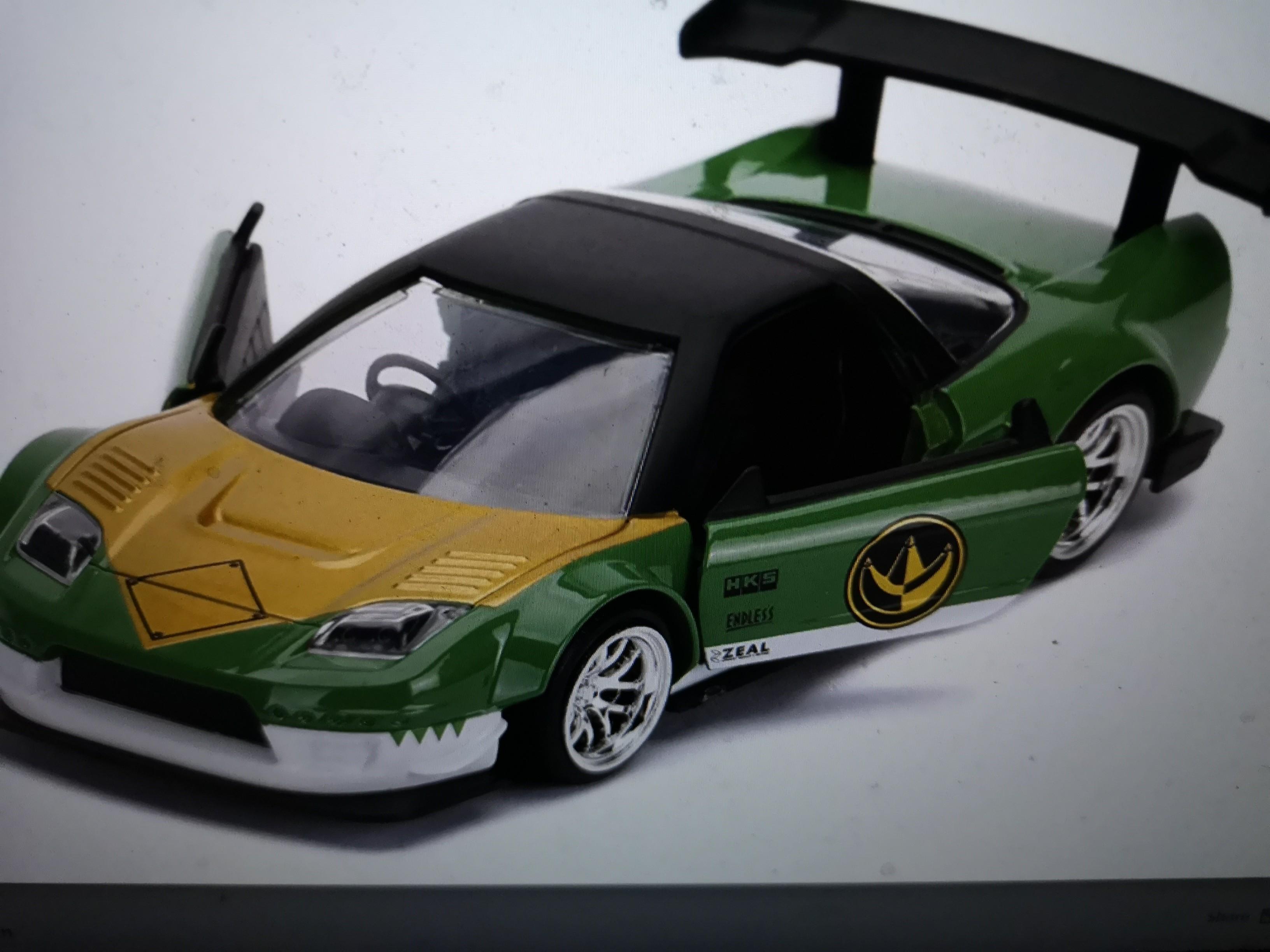Power rangers green ranger rangers mmpr honda nsx die cast car, Hobbies ...