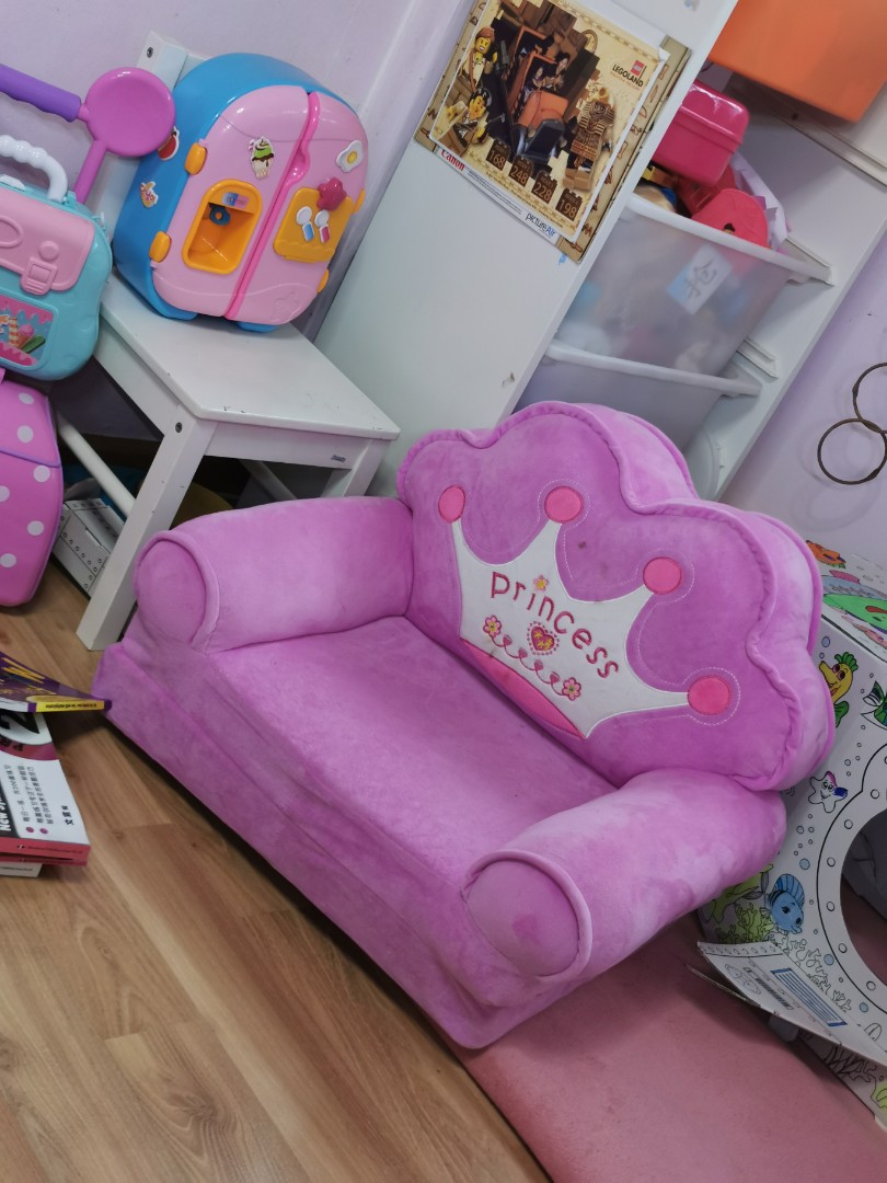 Princess Kid Mini Sofa Bed, Furniture & Home Living, Furniture, Sofas ...