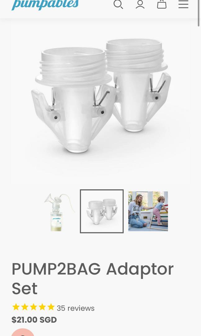 Pumpables PUMP2BAG Adaptor Set, Babies & Kids, Nursing & Feeding ...