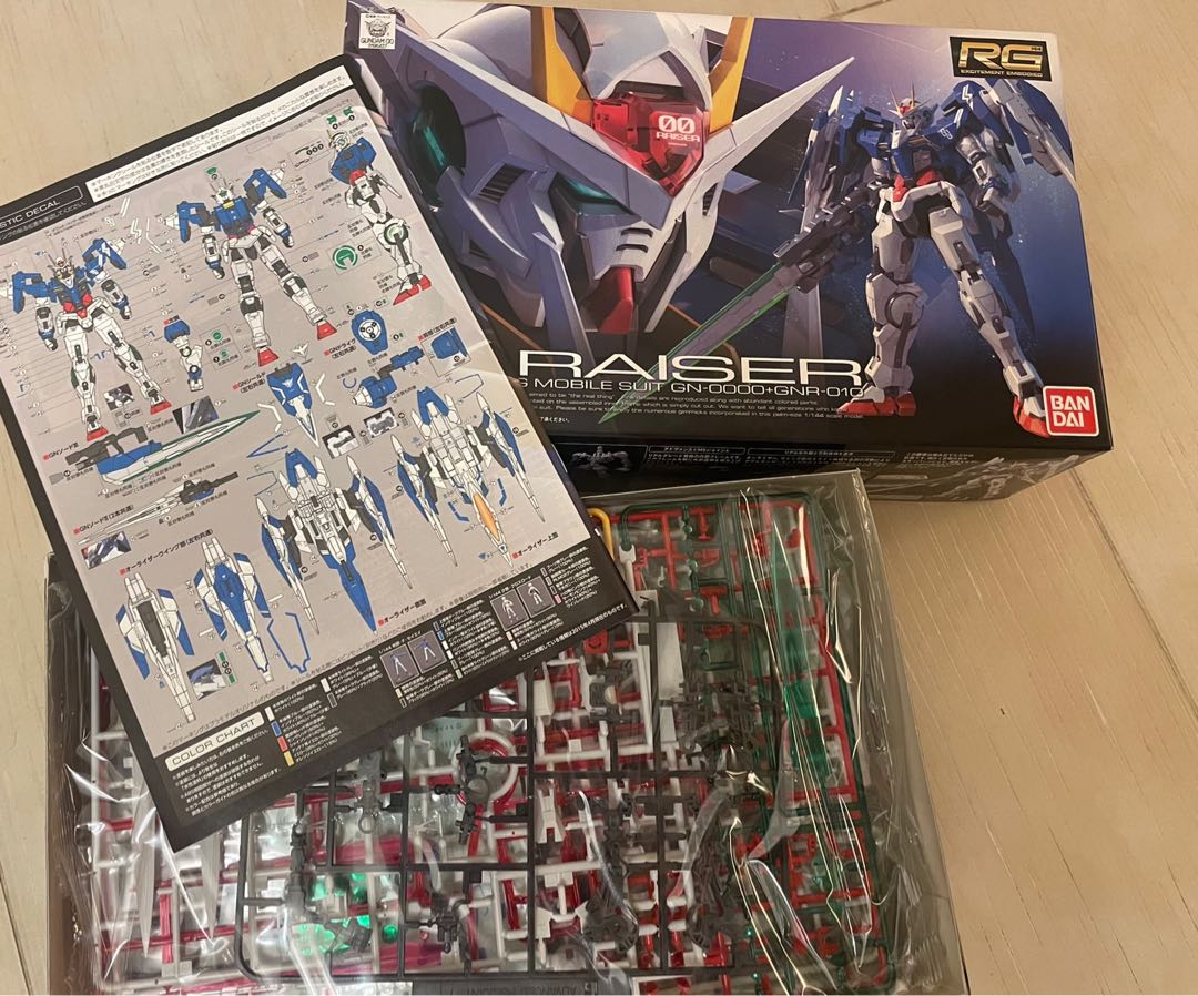 [RG] Gundam 00 Raiser, 興趣及遊戲, 玩具 & 遊戲類 - Carousell