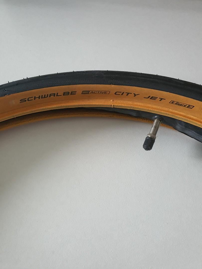 Schwalbe 26 × 1.95 City Jet Skinwall, Sports Equipment, Bicycles ...