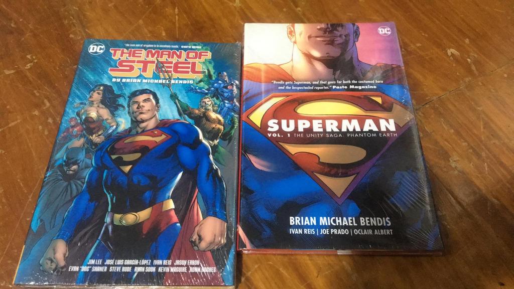 DC Comics Superman Unity Saga and Man of Steel Hardcovers, Hobbies ...