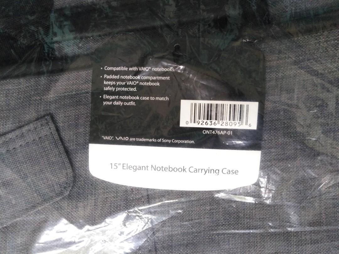 Sony vaio 15 " elegant notebook carrying case , Men's Fashion, Bags ...