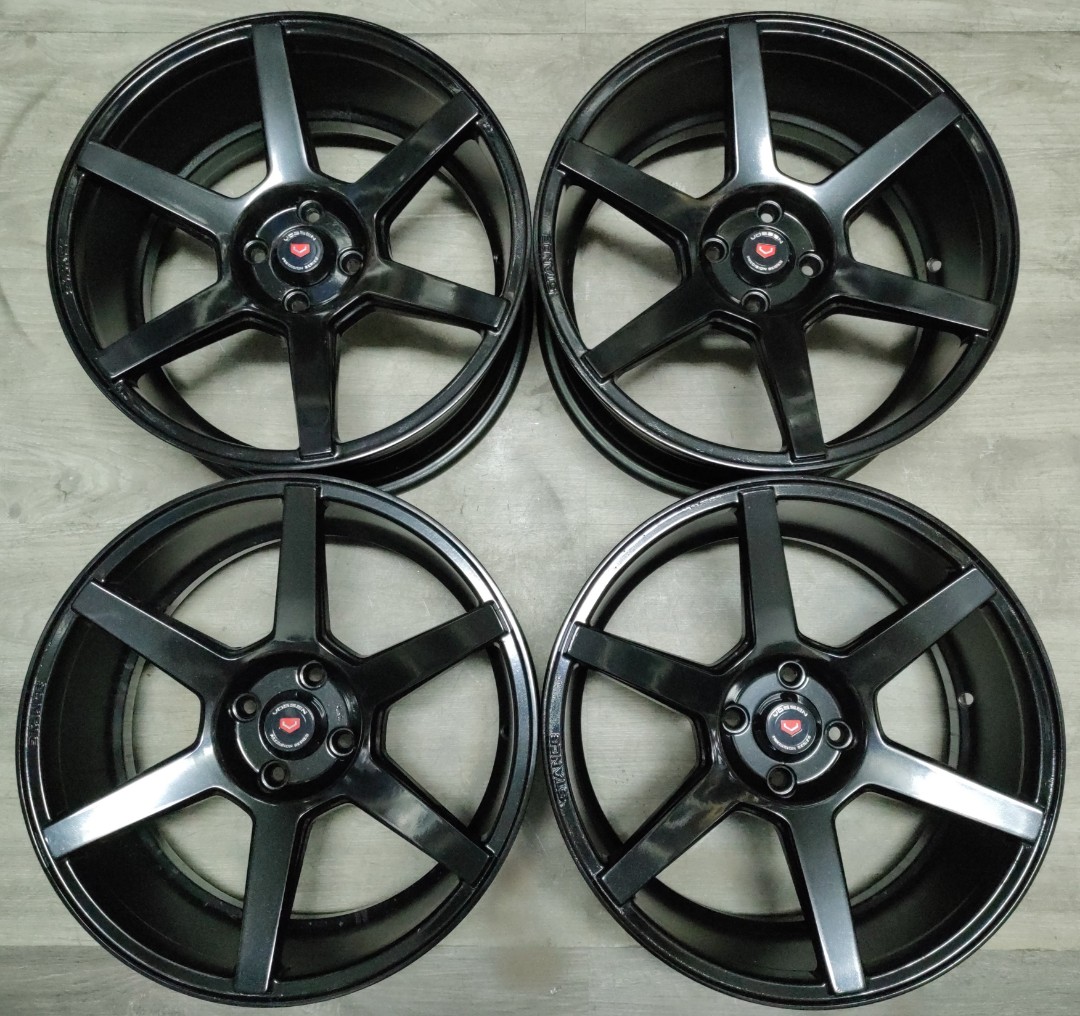 Sport Rim 17 inch Vossen Cv3 4x100 Wira Satria Myvi Alza Vios Jazz City ...