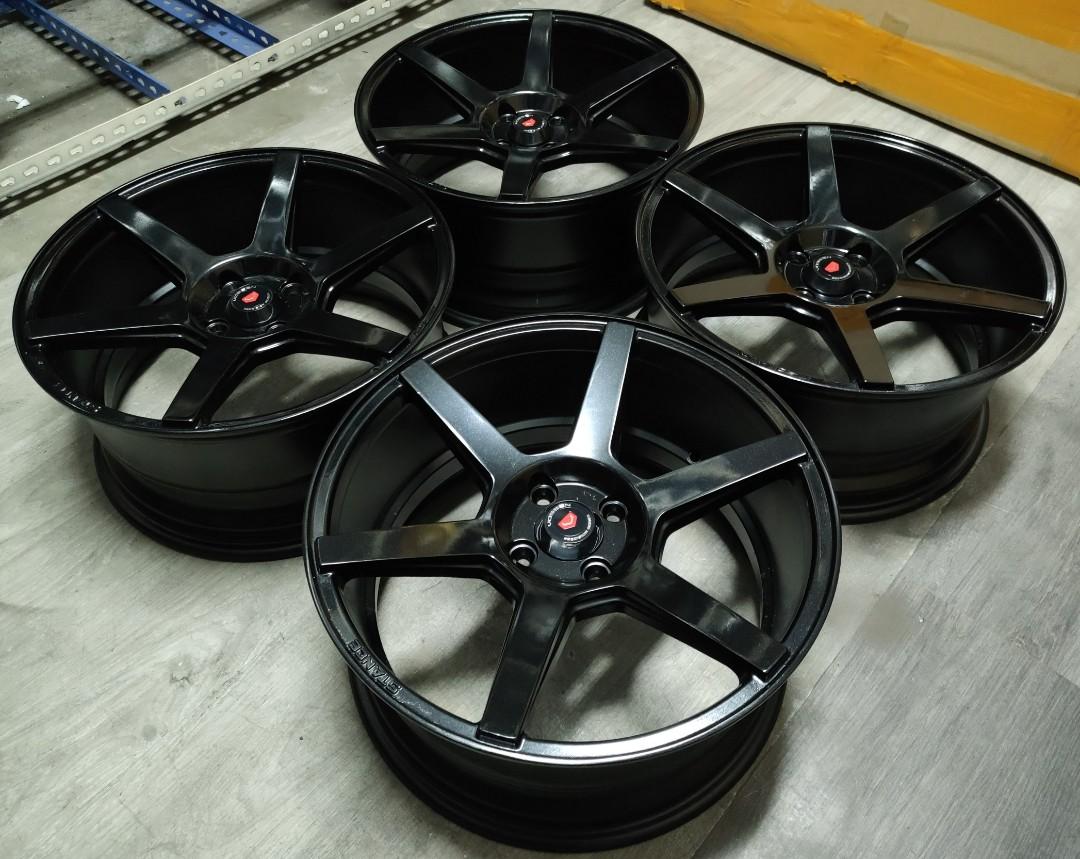 Sport Rim 17 inch Vossen Cv3 4x100 Wira Satria Myvi Alza Vios Jazz City ...