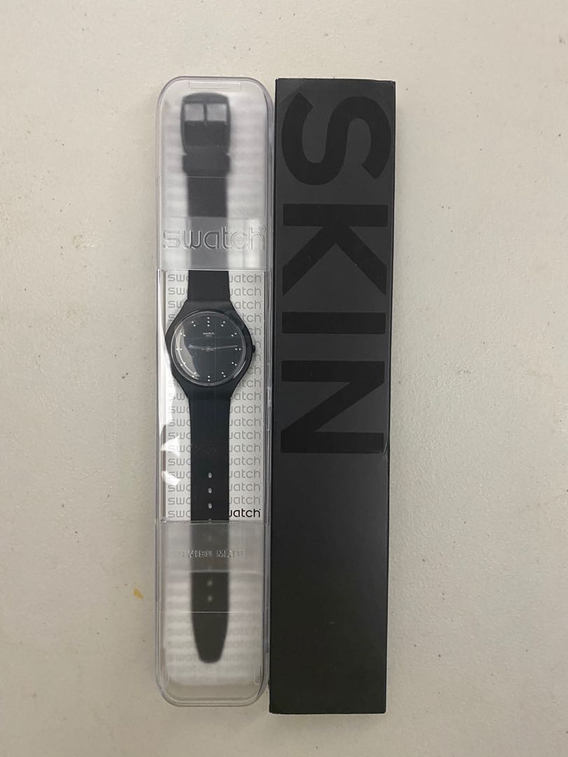 SWATCH Skin Collection - Black silicon (Limited Edition), Women's ...