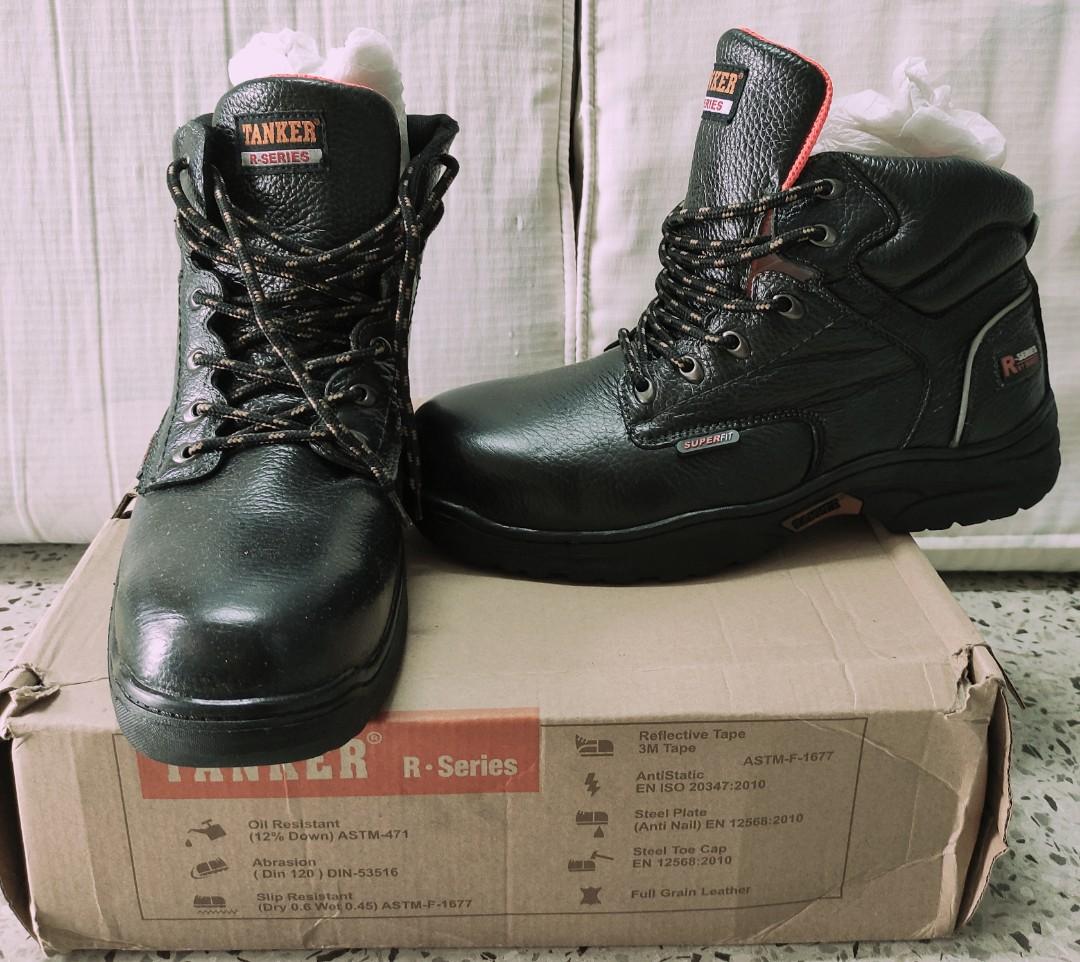 Tanker safety shoes 1603, Men's Fashion, Footwear, Boots on Carousell