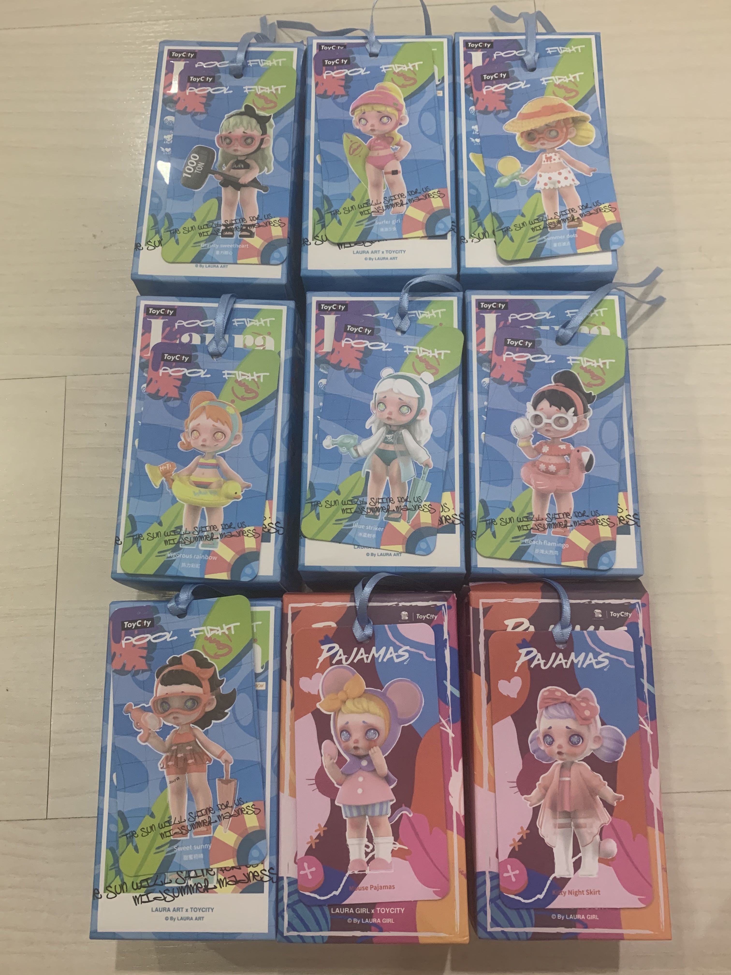 Toy City Laura Blind Box (Pajamas / Pool Fight), Hobbies & Toys, Toys ...