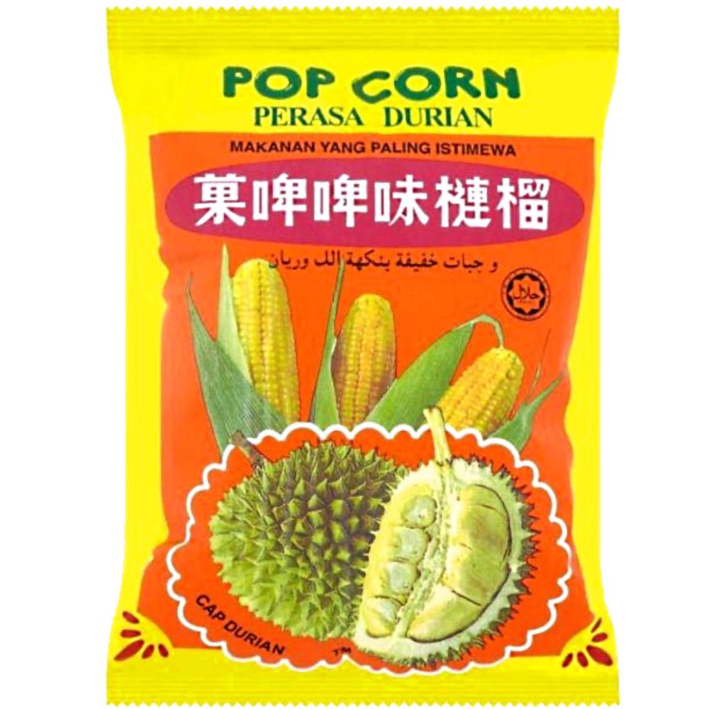 [Instock] Traditional old school Durian Pop Corn Snack 15g (14 packs ...