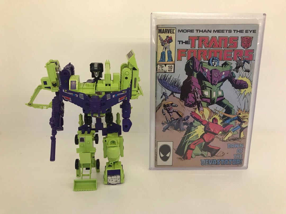 Transformers G1 Vintage 1984 Constructicons Devastator, Hobbies & Toys, Toys & Games on Carousell