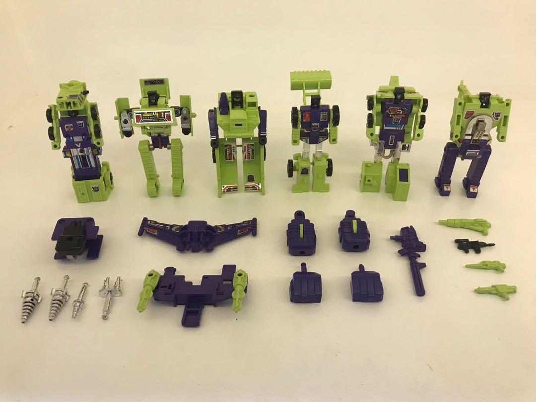 Transformers G1 Vintage 1984 Constructicons Devastator, Hobbies & Toys, Toys & Games on Carousell
