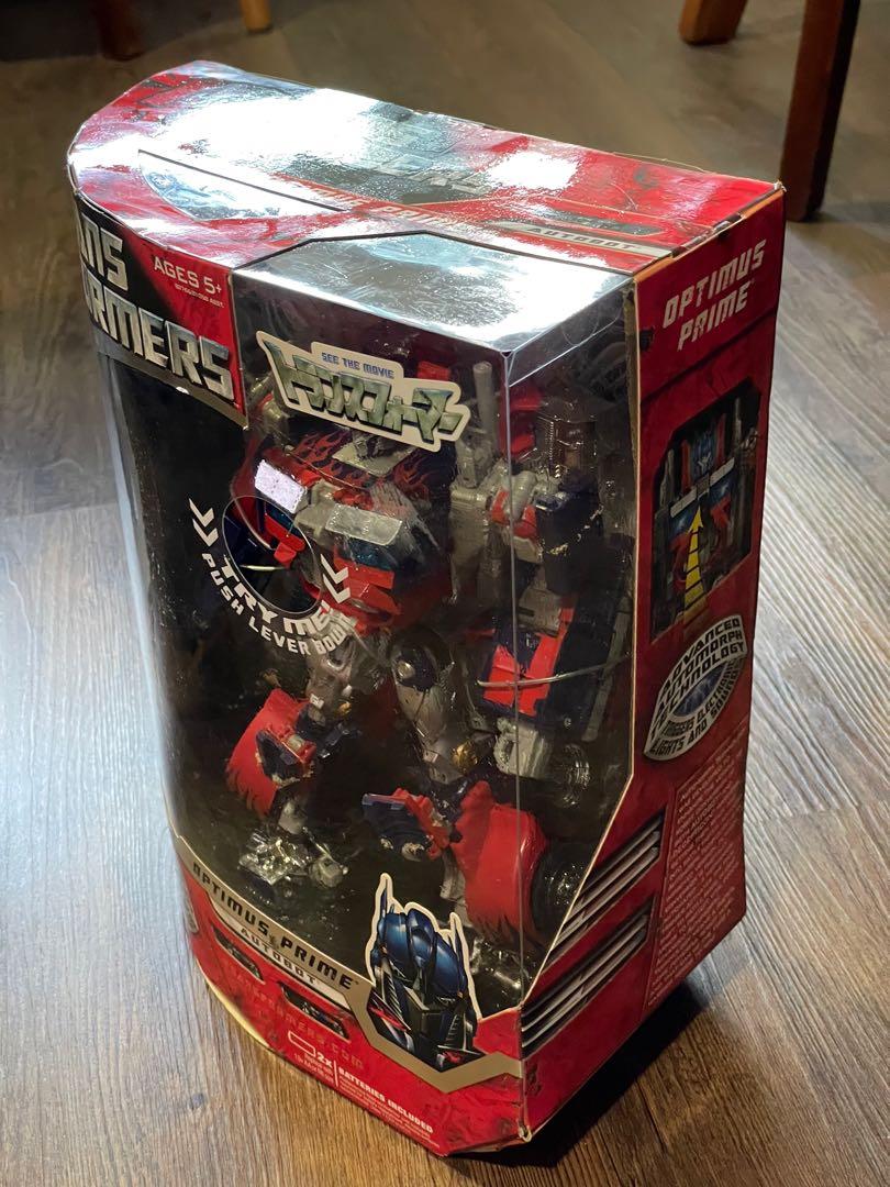 Transformers hasbro Takara movie Optimus prime leader class, Hobbies ...