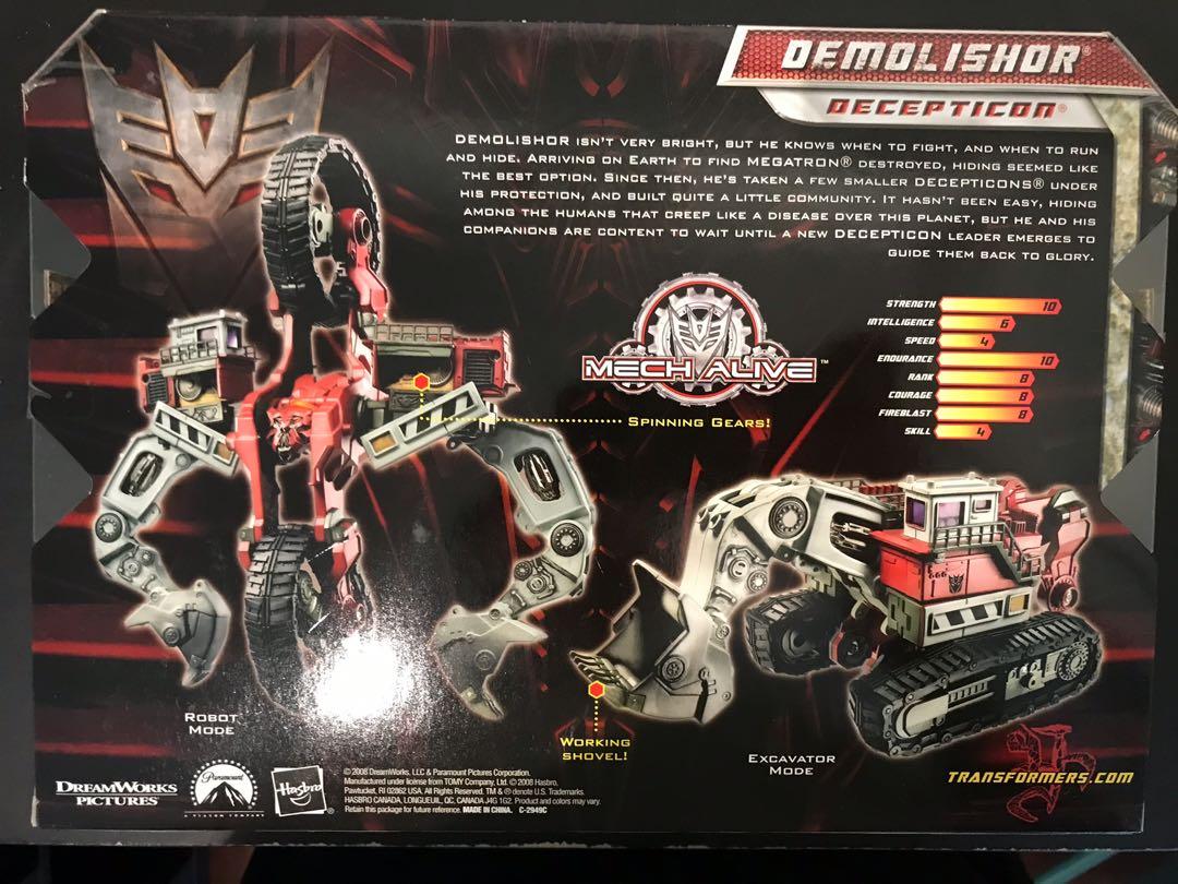 Transformers Revenge of the Fallen ROTF Voyager Class Demolishor ...