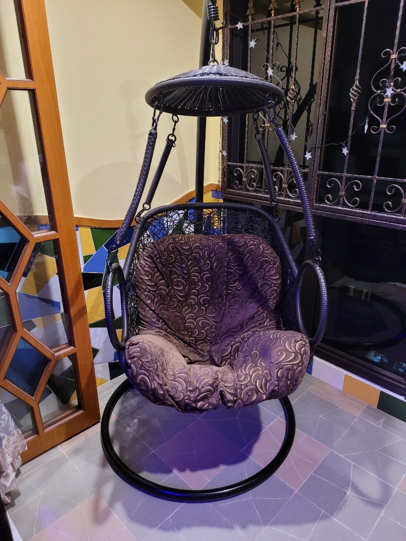 Unique cocoon swing chair, Furniture & Home Living, Furniture, Chairs ...
