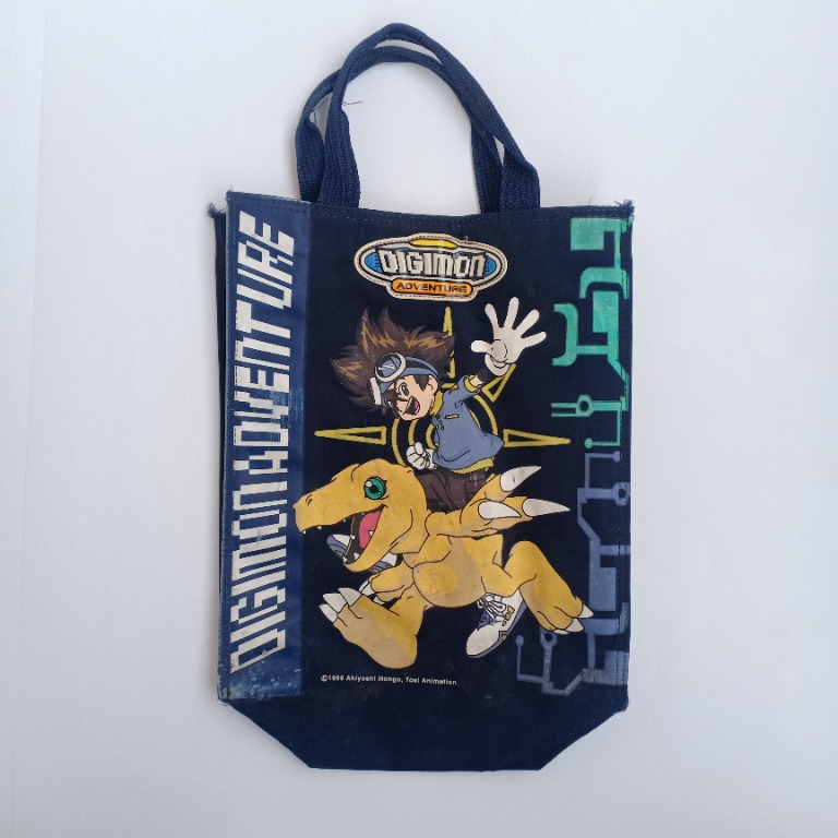 VINTAGE DIGIMON ADVENTURE SLING BAGS, Fesyen Pria, Tas & Dompet , Tas ...