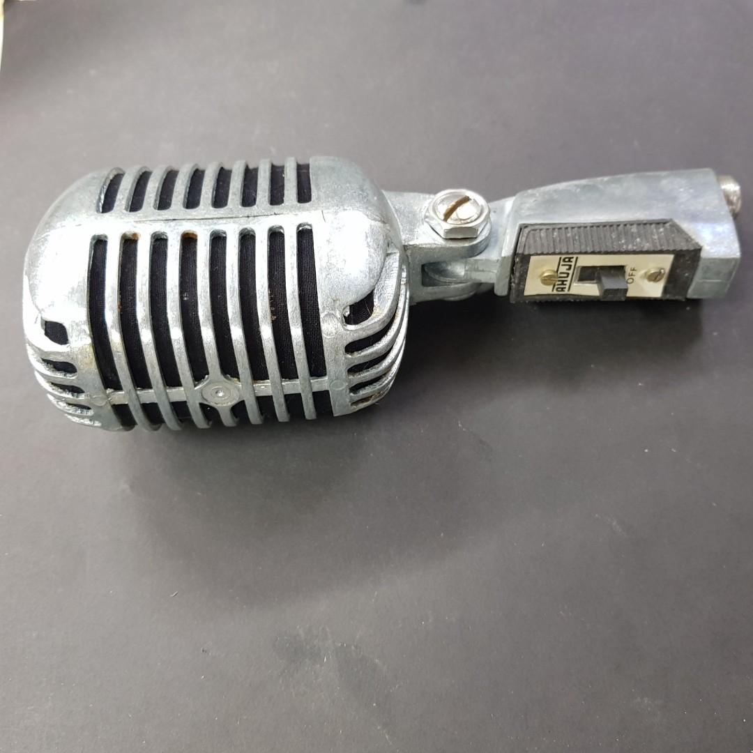 Vintage metal microphone, Hobbies & Toys, Memorabilia & Collectibles ...