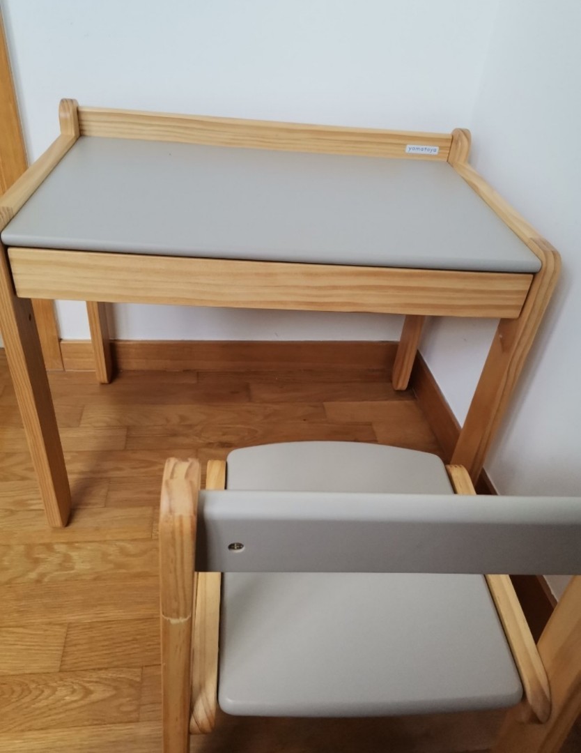 Yamatoya children table and chair, Furniture & Home Living, Furniture ...