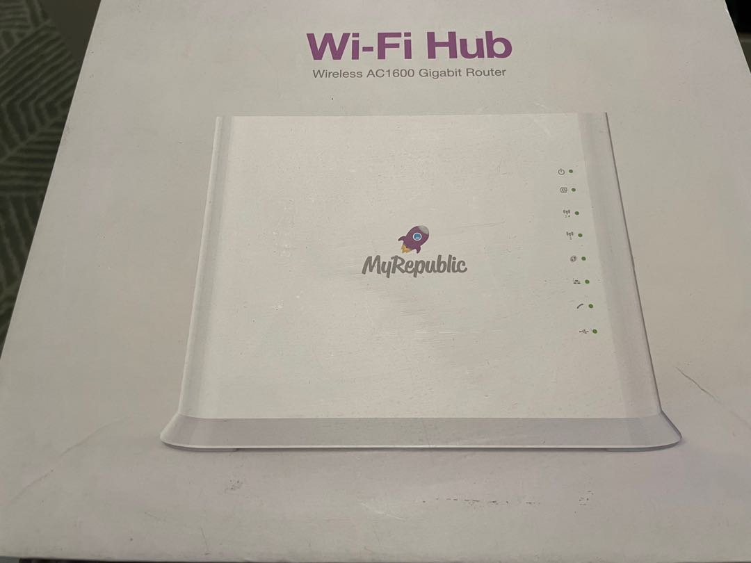 5G wifi router given by MyRepublic, Computers & Tech, Parts ...