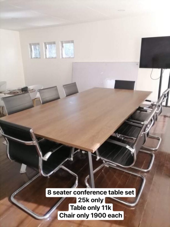 8 Seater Conference Table, Furniture & Home Living, Office Furniture ...