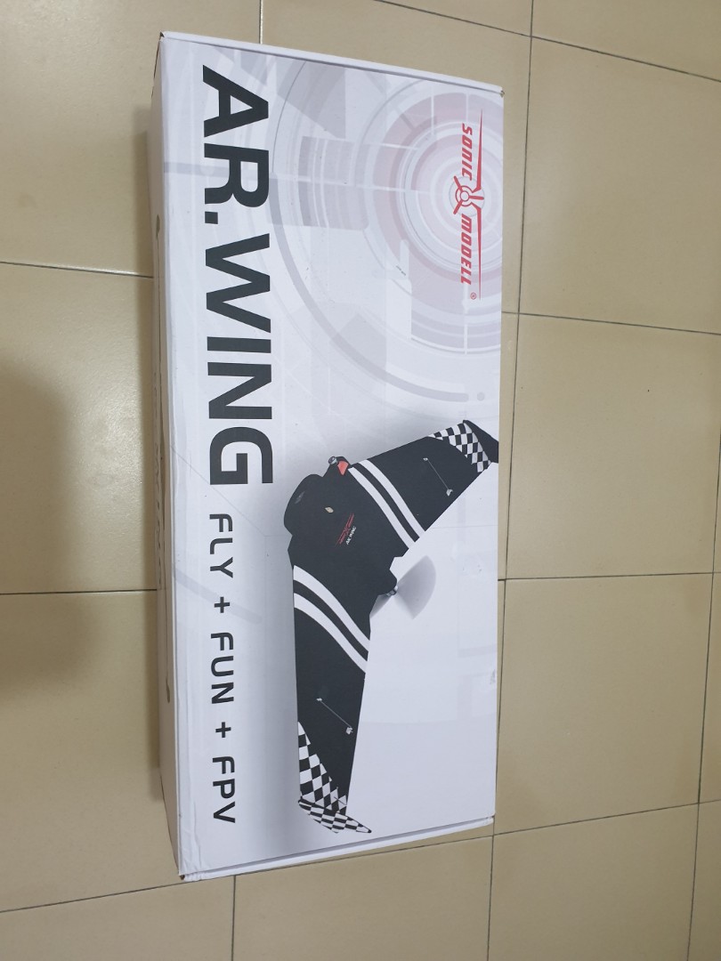 AR Sonic Wing 900mm FPV wing rc plane, Hobbies & Toys, Toys & Games on ...