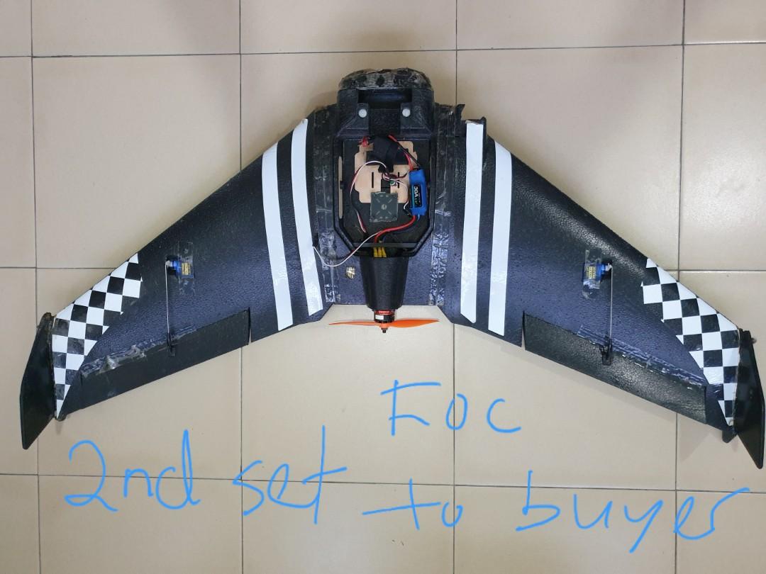 AR Sonic Wing 900mm FPV wing rc plane, Hobbies & Toys, Toys & Games on ...