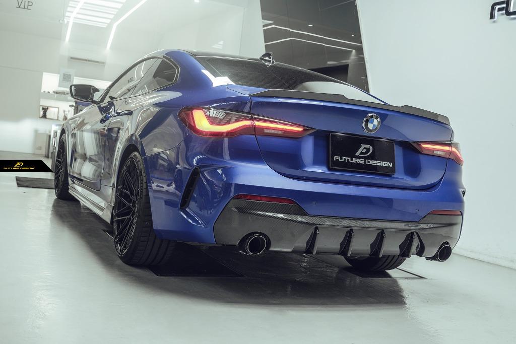 BMW G22 G82 420i 430i M440i xDrive Future Design FD Rear Diffuser Rear ...