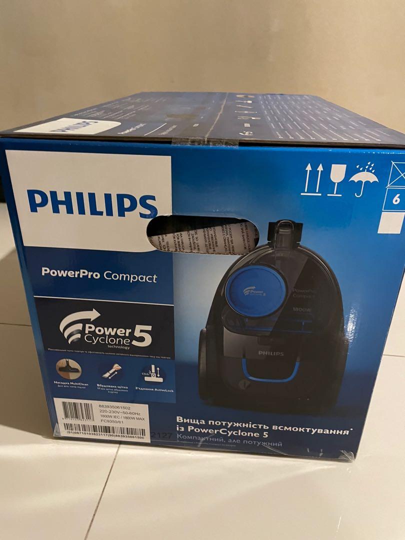 BNIB Philips Powerpro Cyclone 5 - FC9350/61, TV & Home Appliances ...