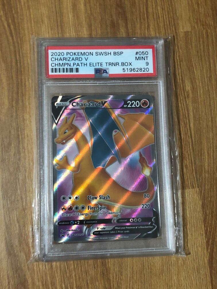 Charizard V Champion Path PSA 9 graded, Hobbies & Toys, Toys & Games on ...