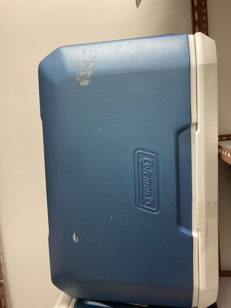 Coleman cooler box / storage box, Furniture & Home Living, Home ...