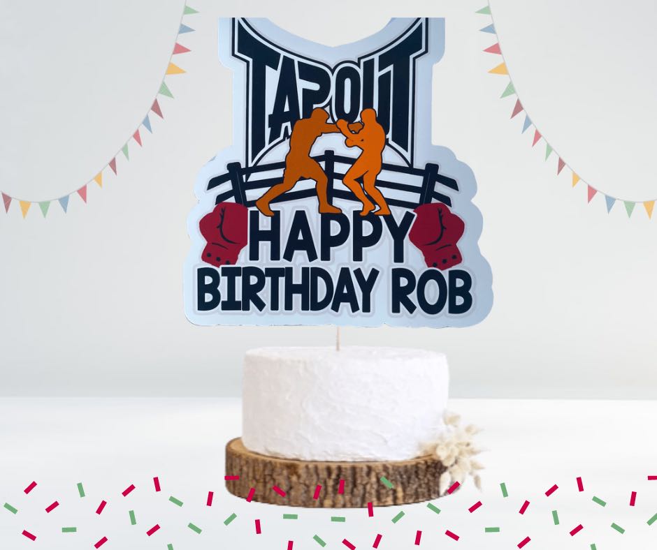 Customised Photo Cake Topper [UFC], Hobbies & Toys, Stationery & Craft ...