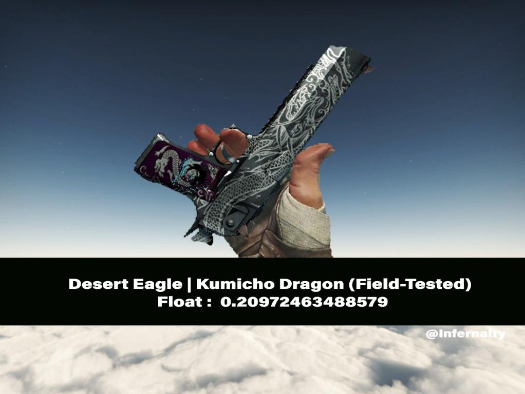 Desert Eagle Kumicho Dragon FT CSGO SKINS KNIVES, Video Gaming, Gaming ...