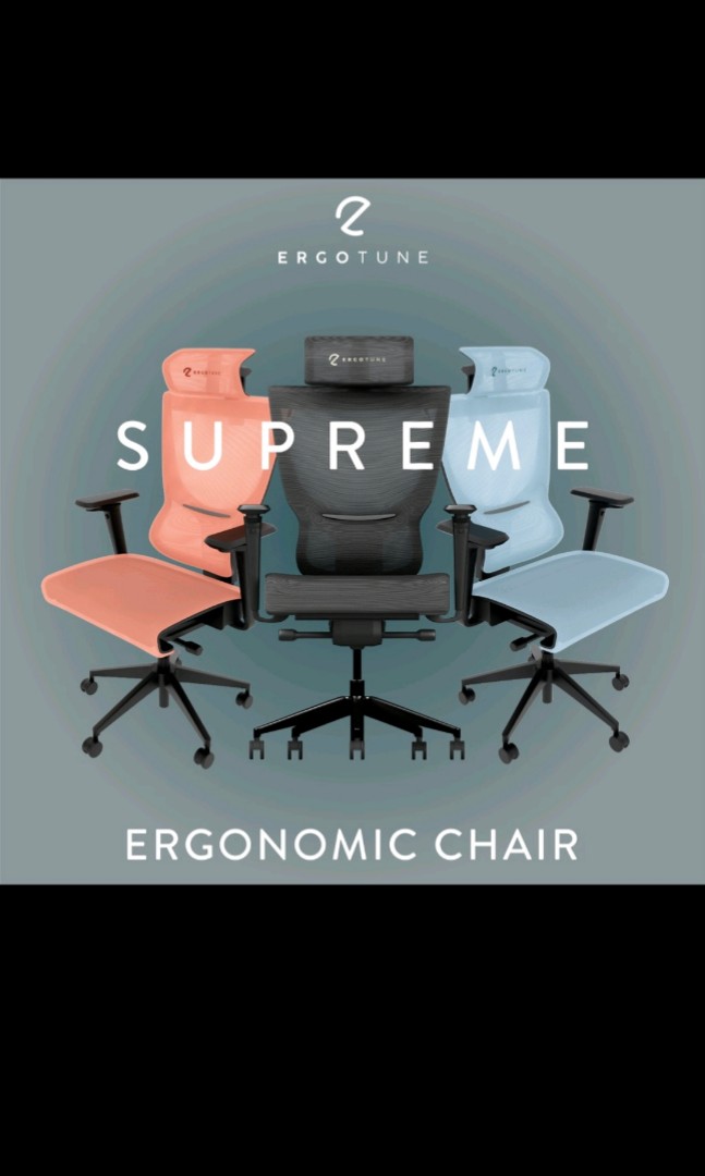 Ergotune Supreme, Furniture & Home Living, Furniture, Chairs on Carousell