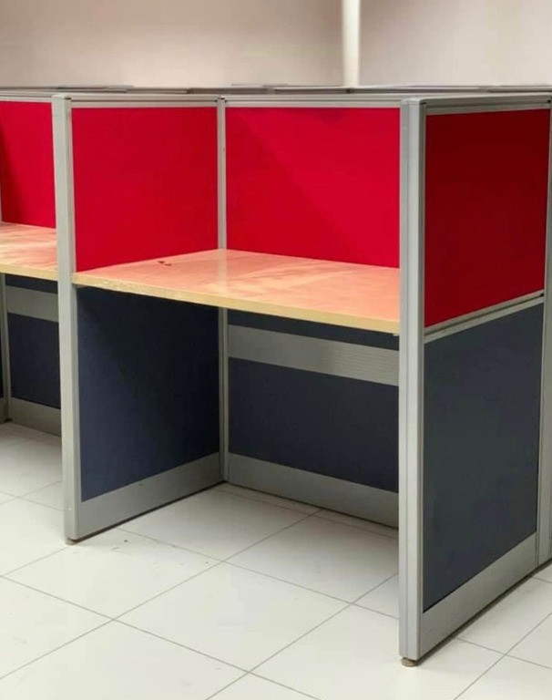 freestanding workstation office partition, Furniture & Home Living ...