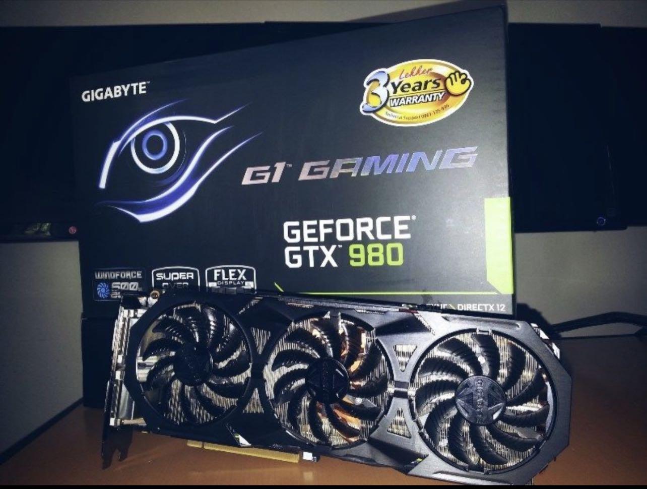 GIGABYTE GeForce GTX 980 4GB G1 GAMING OC EDITION, GV-N980G1 GAMING-4GD ...