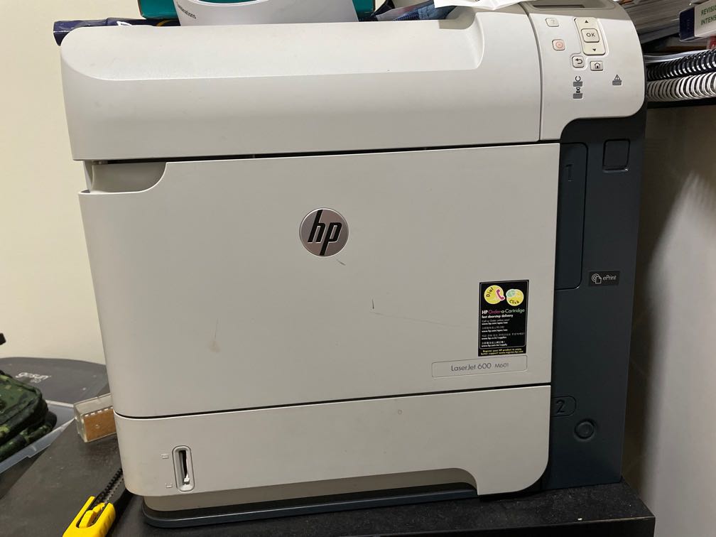 Hp LaserJet 600 M601 printer, Computers & Tech, Printers, Scanners ...