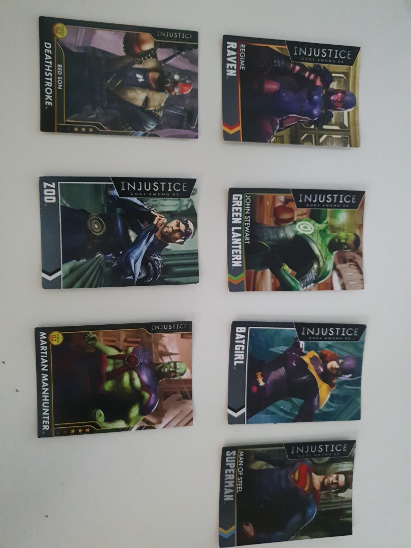 Injustice cards, Hobbies & Toys, Toys & Games on Carousell