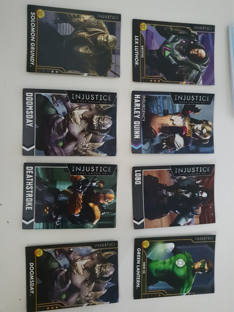 Injustice cards, Hobbies & Toys, Toys & Games on Carousell