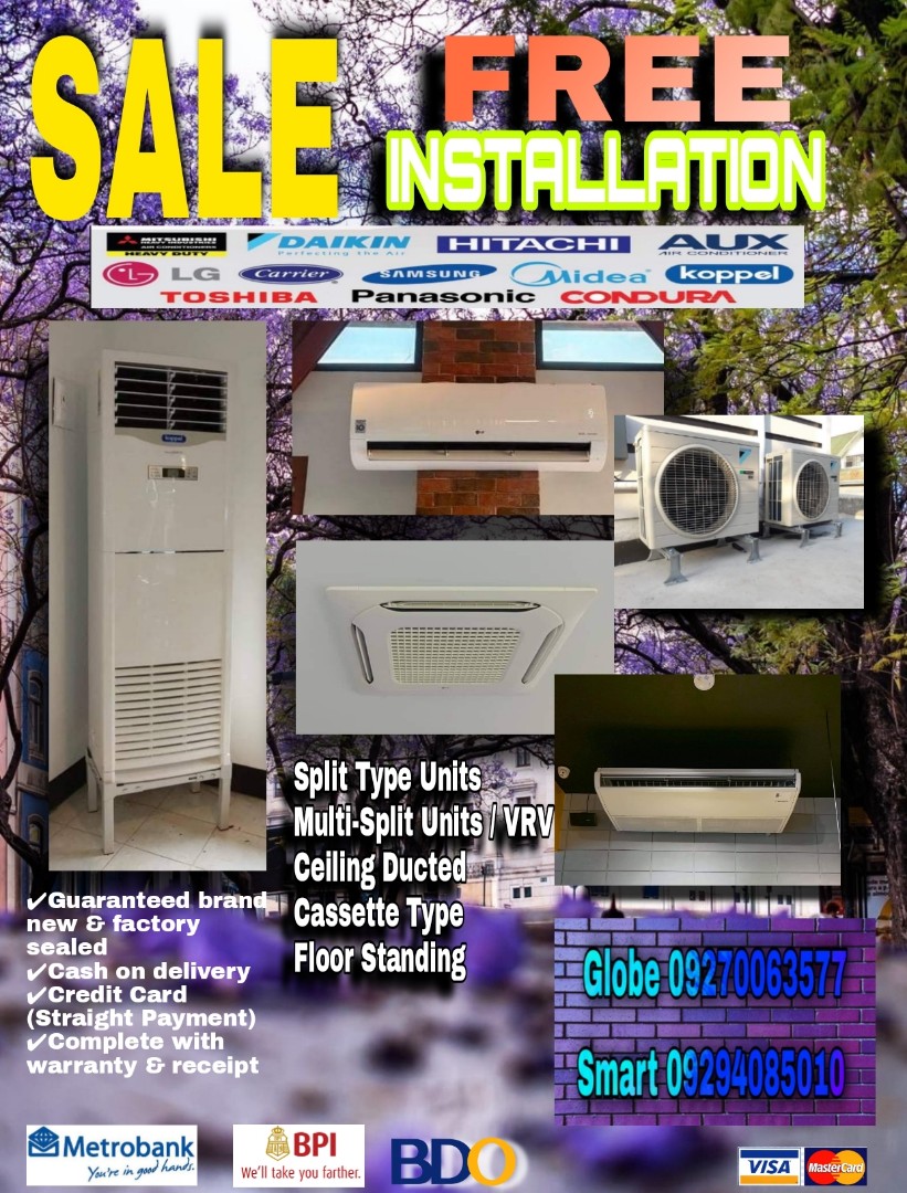 Inverter aircon floor standing Ceiling Cassette and Suspended Split ...