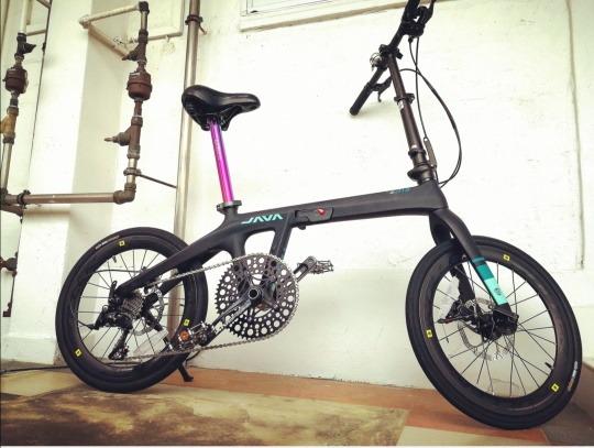 Java Aria carbon/MiniVelo CL Carbon bottom bracket Ceramic bearing ...