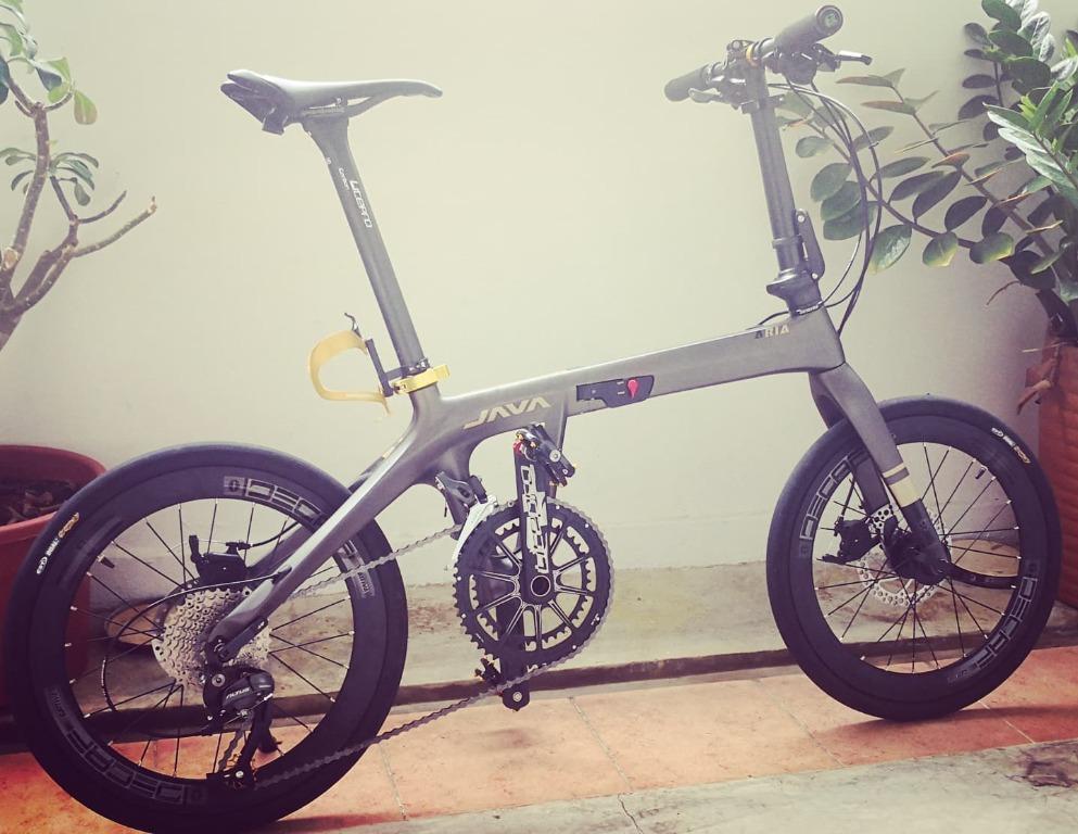 Java Aria carbon/MiniVelo CL Carbon bottom bracket Ceramic bearing ...