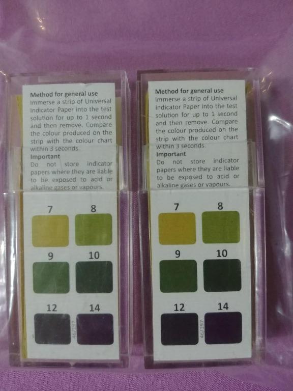 Johnson universal indicator paper pH 1-14 (twin pack), Health ...