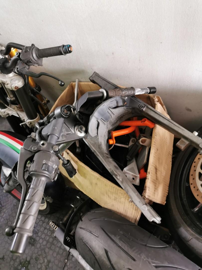 Kawasaki Ninja300 Fork & wheel rim, Motorcycles, Motorcycle Accessories ...