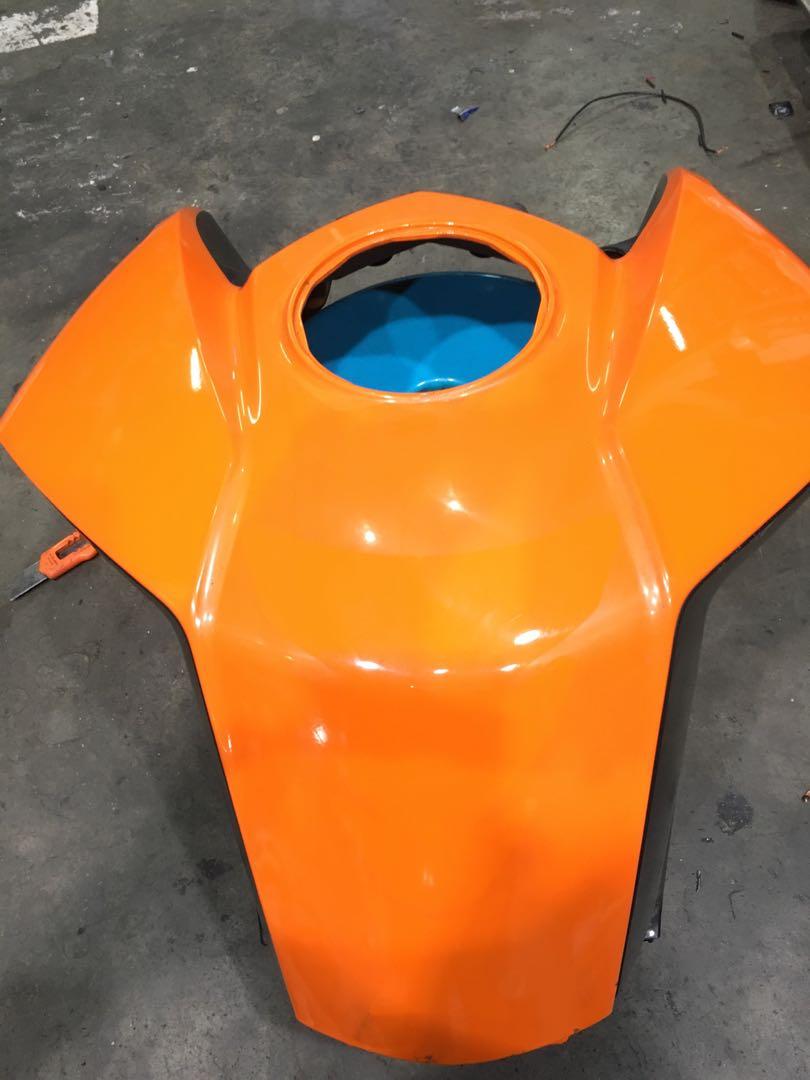 Ktm duke tank cover, Motorcycles, Motorcycle Accessories on Carousell