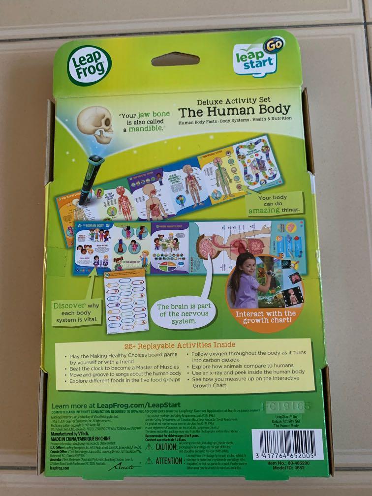 Leap Frog Deluxe Activity Set - The Human Body, Hobbies & Toys, Toys ...