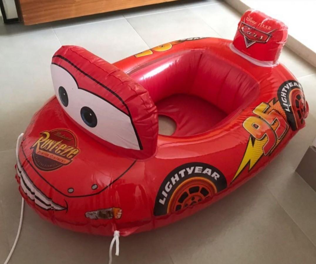 Cars Lightning Mcqueen Swim Float, Babies & Kids, Infant Playtime on ...