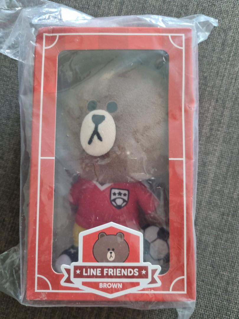 Line Friends brown bear, Hobbies & Toys, Toys & Games on Carousell
