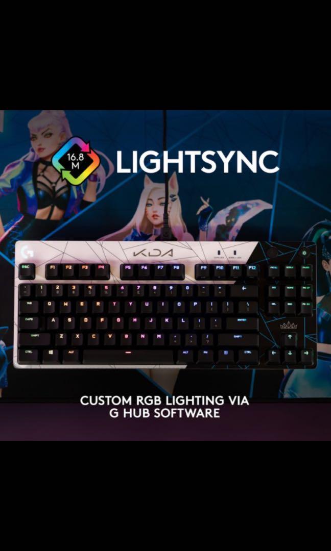 [Gaming Bundle] Logitech G PRO K/DA Mechanical Gaming Keyboard ...